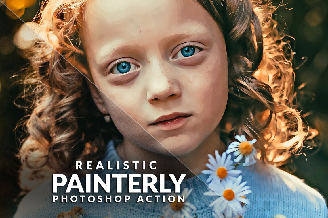 Realistic Painterly Photoshop Action Transform Photos Into Digital ...