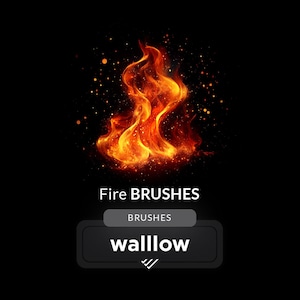 Realistic Fire and Flames Photoshop Brushes | Fire Clipart Overlays ...