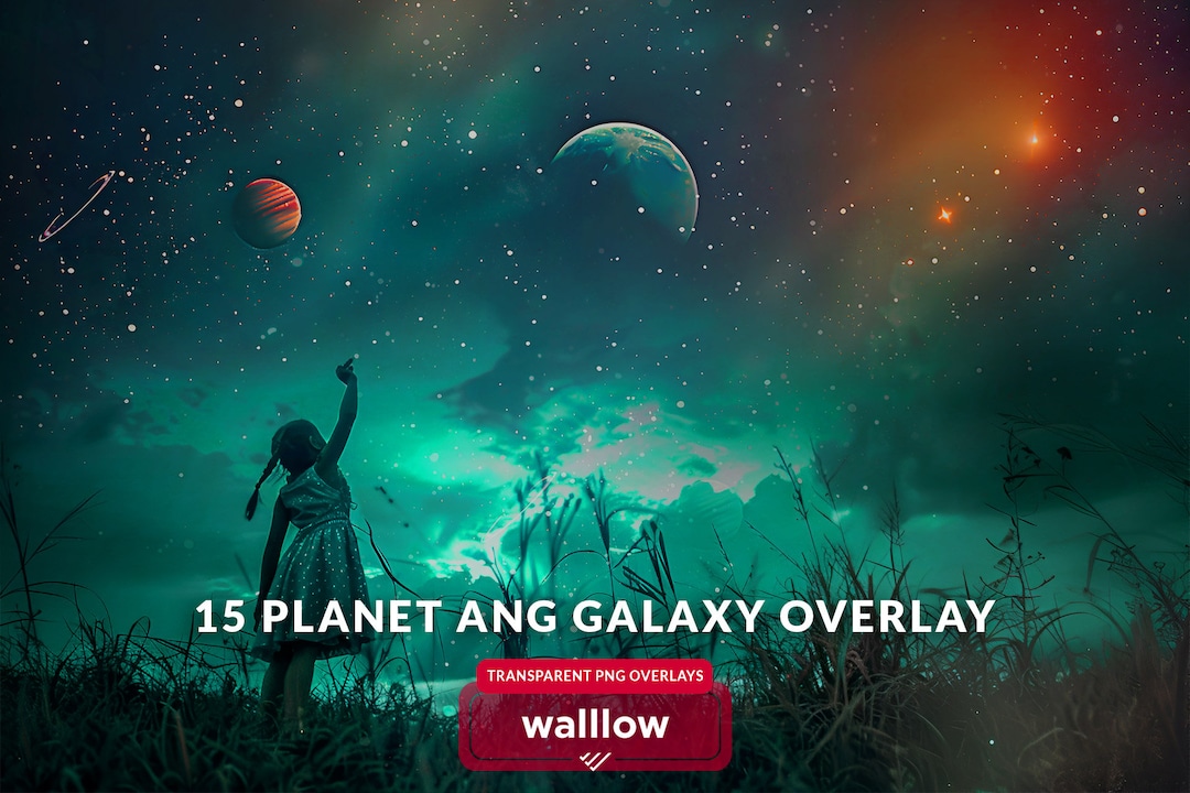 Galaxy and Planet Overlays Night Sky Transparent PNG Overlay Starlight ...
