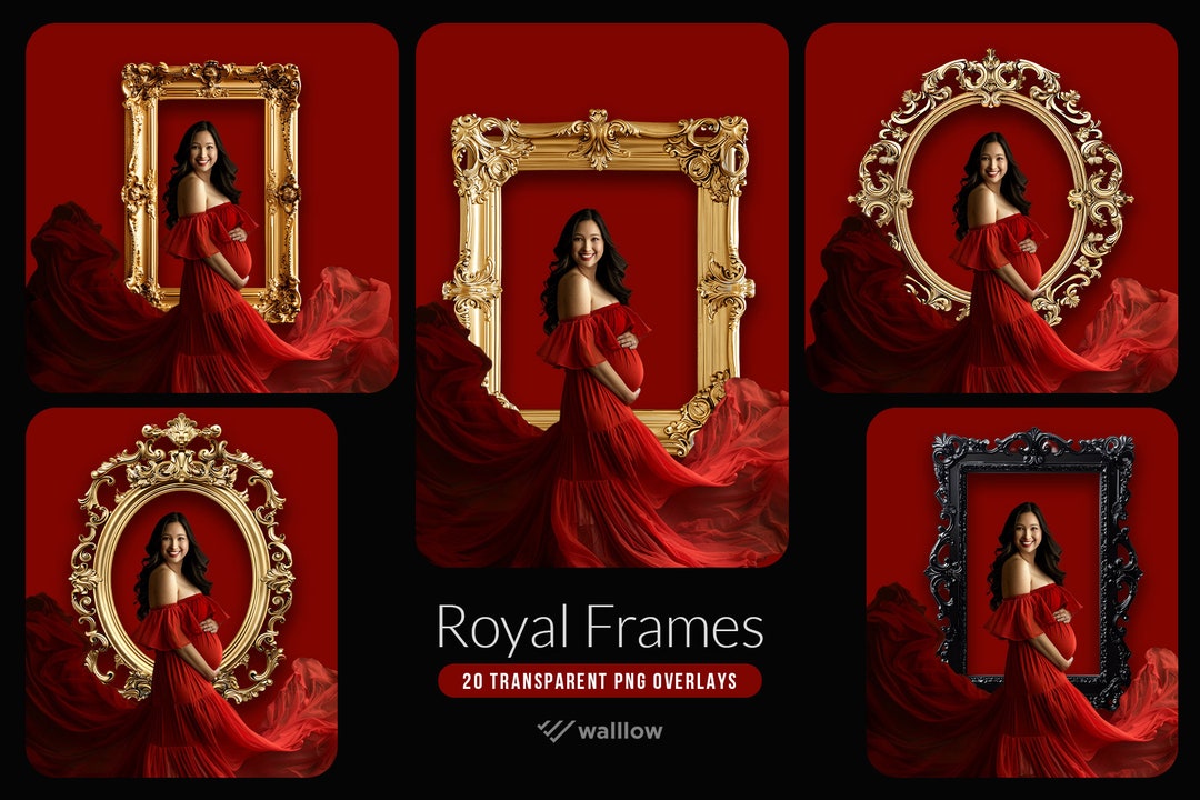 Frame Overlays Maternity Digital Backdrop Studio Overlays Fine Art ...