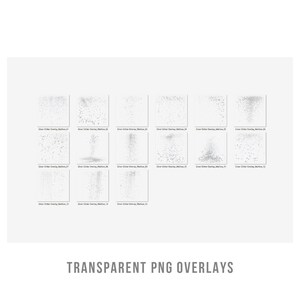 Silver Glitter Dust Transparent Overlays, Silver Glitter Confetti ...