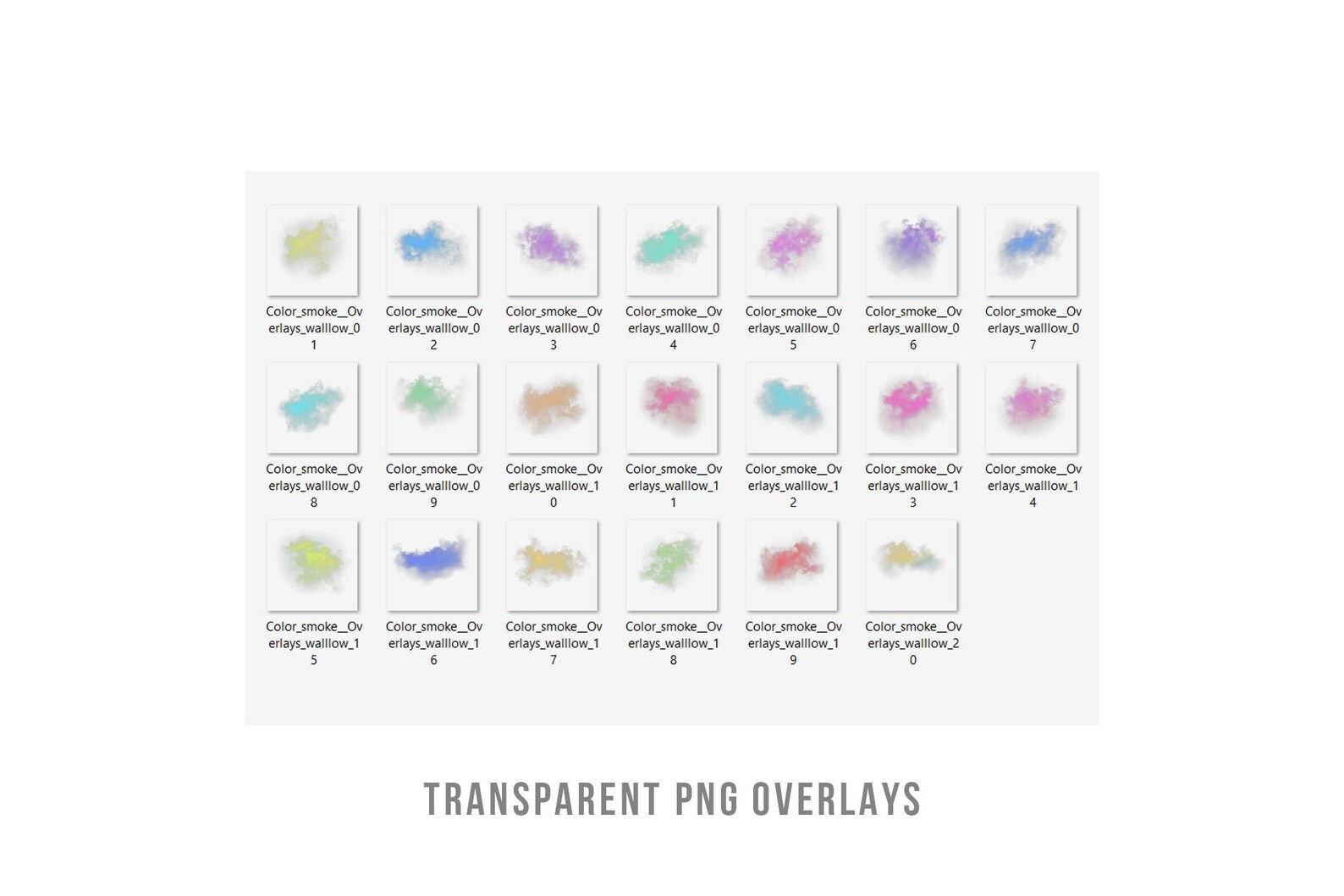 Colored Smoke Photo Overlays, Color Smoke Transparent PNG Photoshop ...