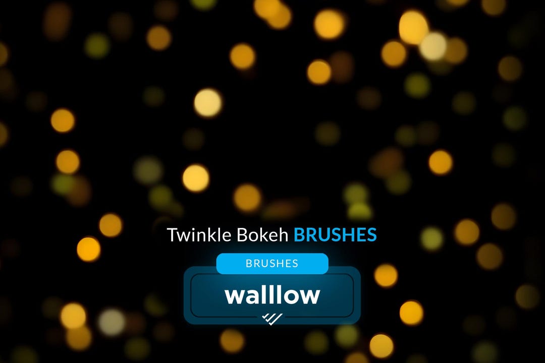 Twinkle Bokeh Light Photoshop Brushes, Christmas Twinkle Light and ...