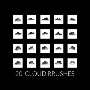 Clouds Brushes, Photoshop Brushes Clouds, Digital Clouds, Cloud Photoshop Realistic Cloud ...