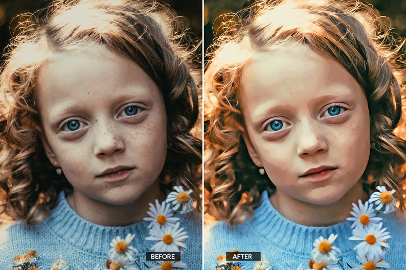 Realistic Painterly Photoshop Action Transform Photos Into Digital ...