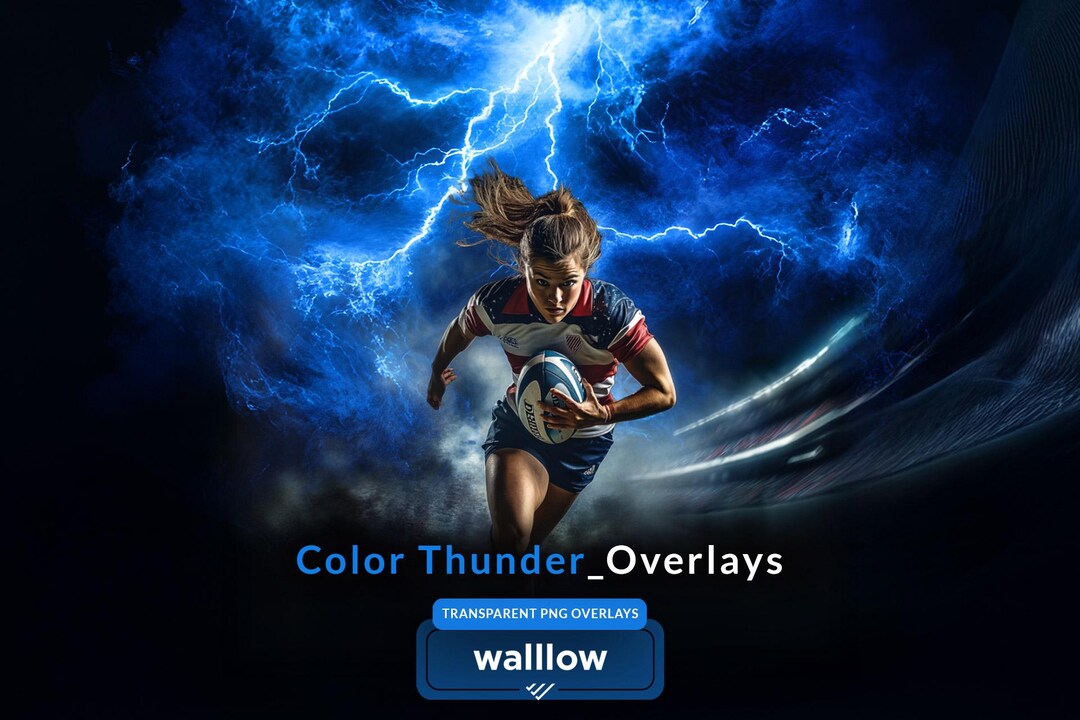Colorful Thunder Lightning Overlays for Photoshop – Transparent PNG ...