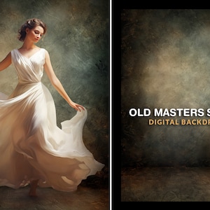 Old Master Background, Old Master Digital Backdrop, Grunge Studio ...