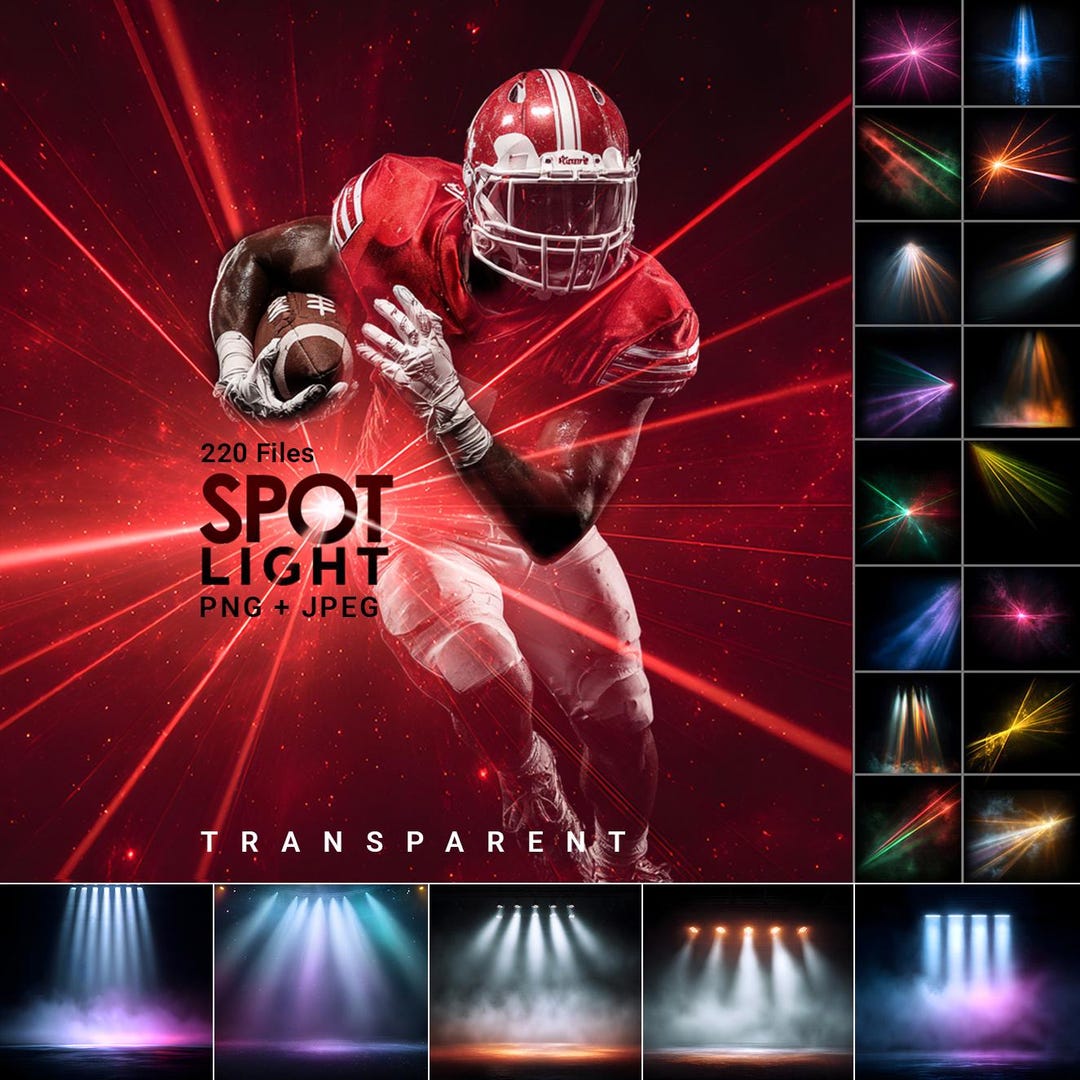 220 Spot Light Overlays | Transparent PNG | Stage Lighting Effects ...