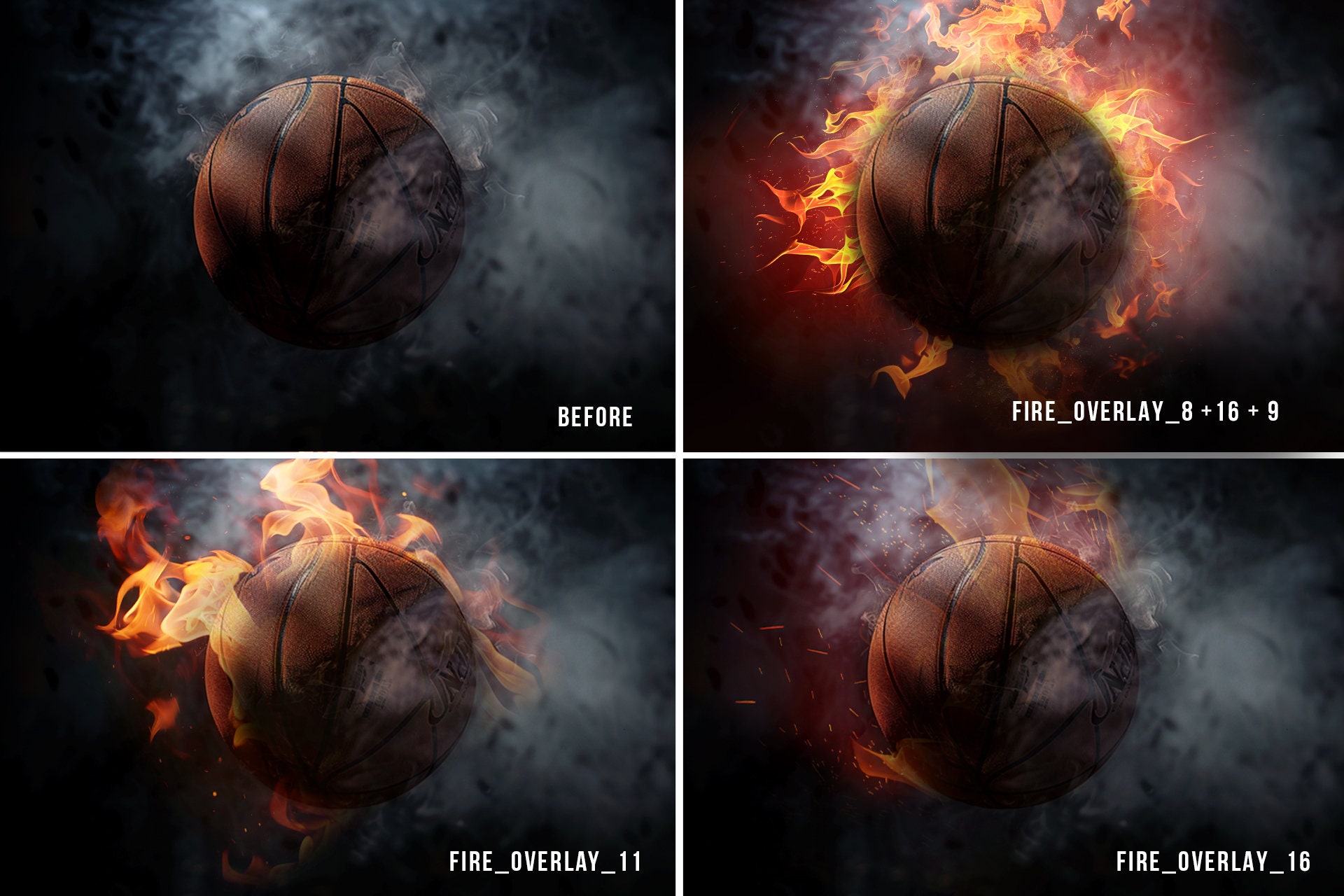 Fire Transparent PNG Overlays Realistic Fire Photoshop Overlay Sports ...