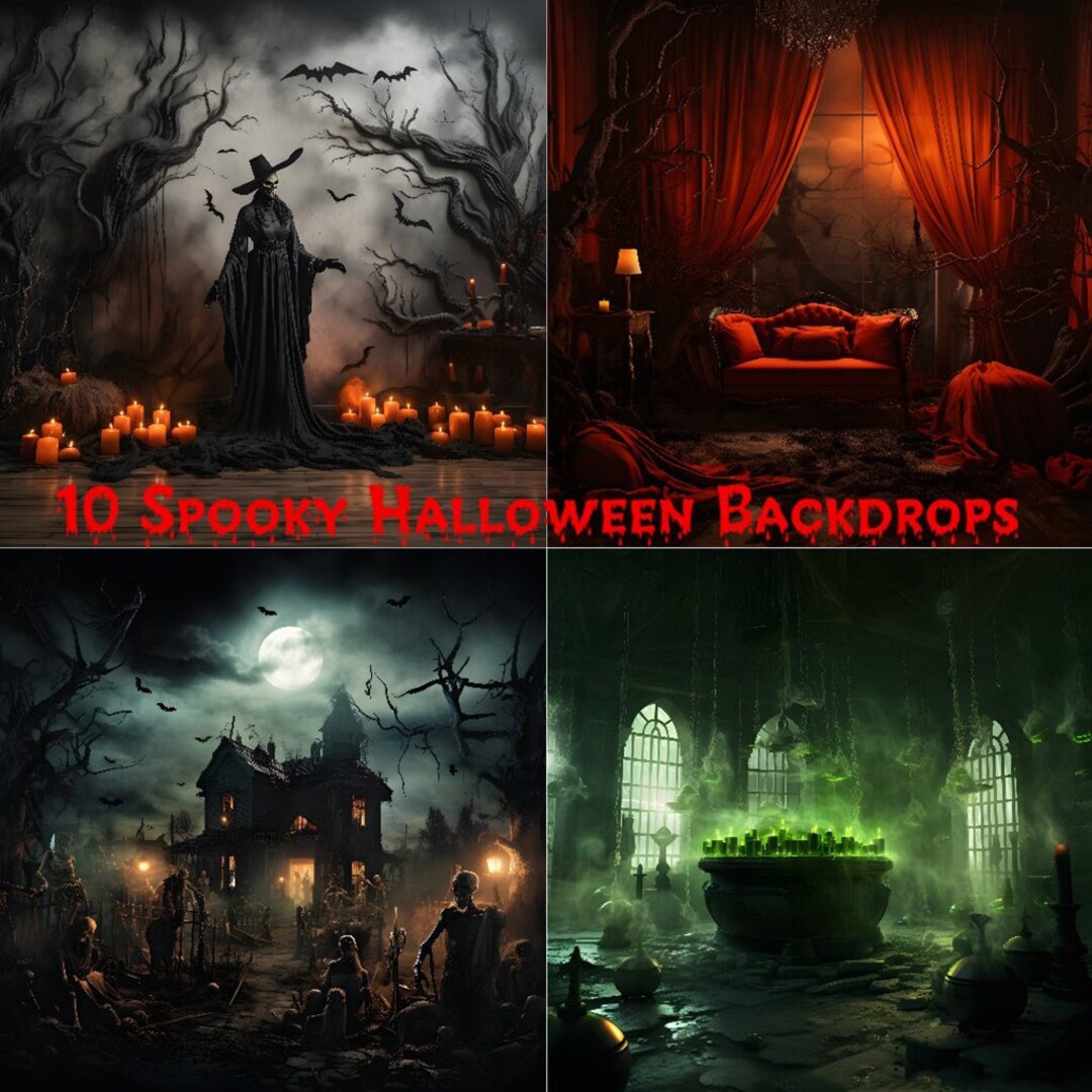 10 Dark and Moody Halloween Backdrops for Spooky Decor | Spooky ...
