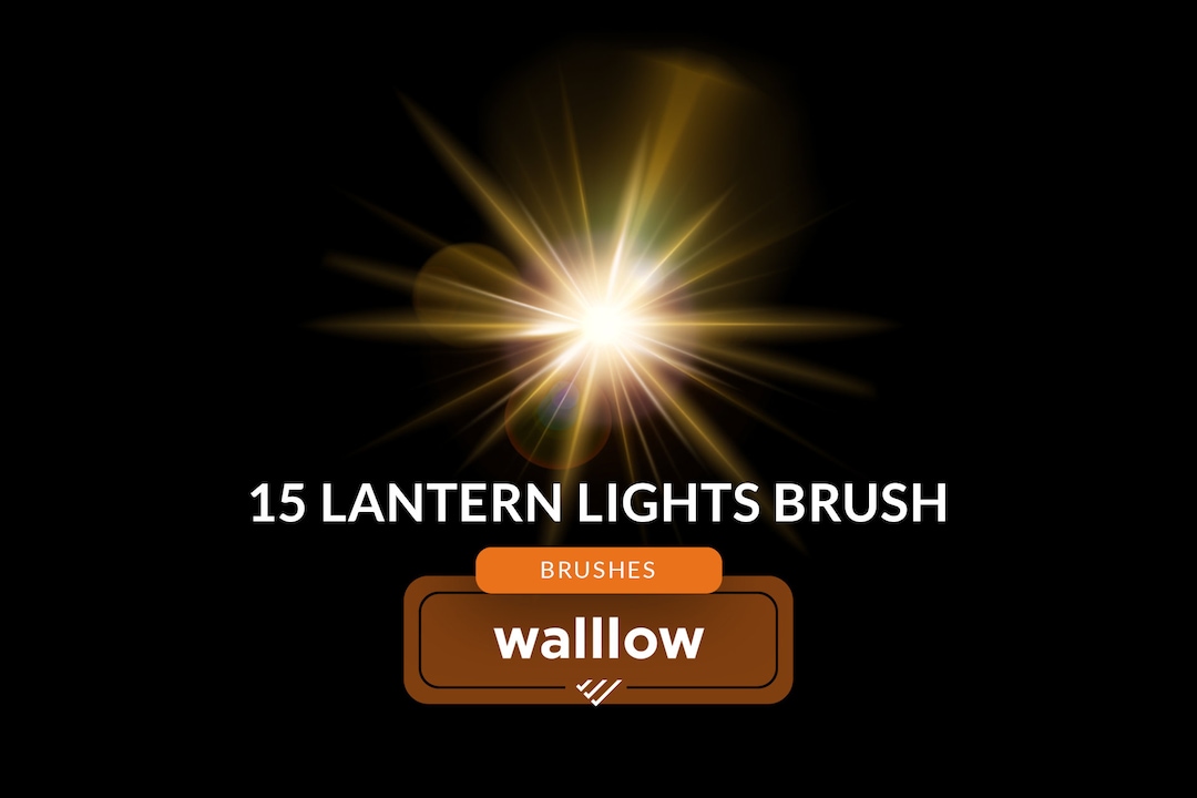 Lantern Light Photoshop Brushes Bokeh Light Brushes Light Flares ...
