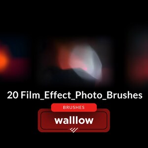 Film Textures Photoshop Brushes, Film Filters Digital Brush Set, Film ...