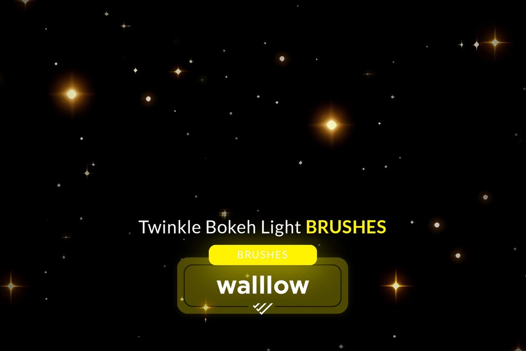 Twinkle Bokeh Lights Photoshop Brushes, Christmas Bokeh Light Sparkle ...