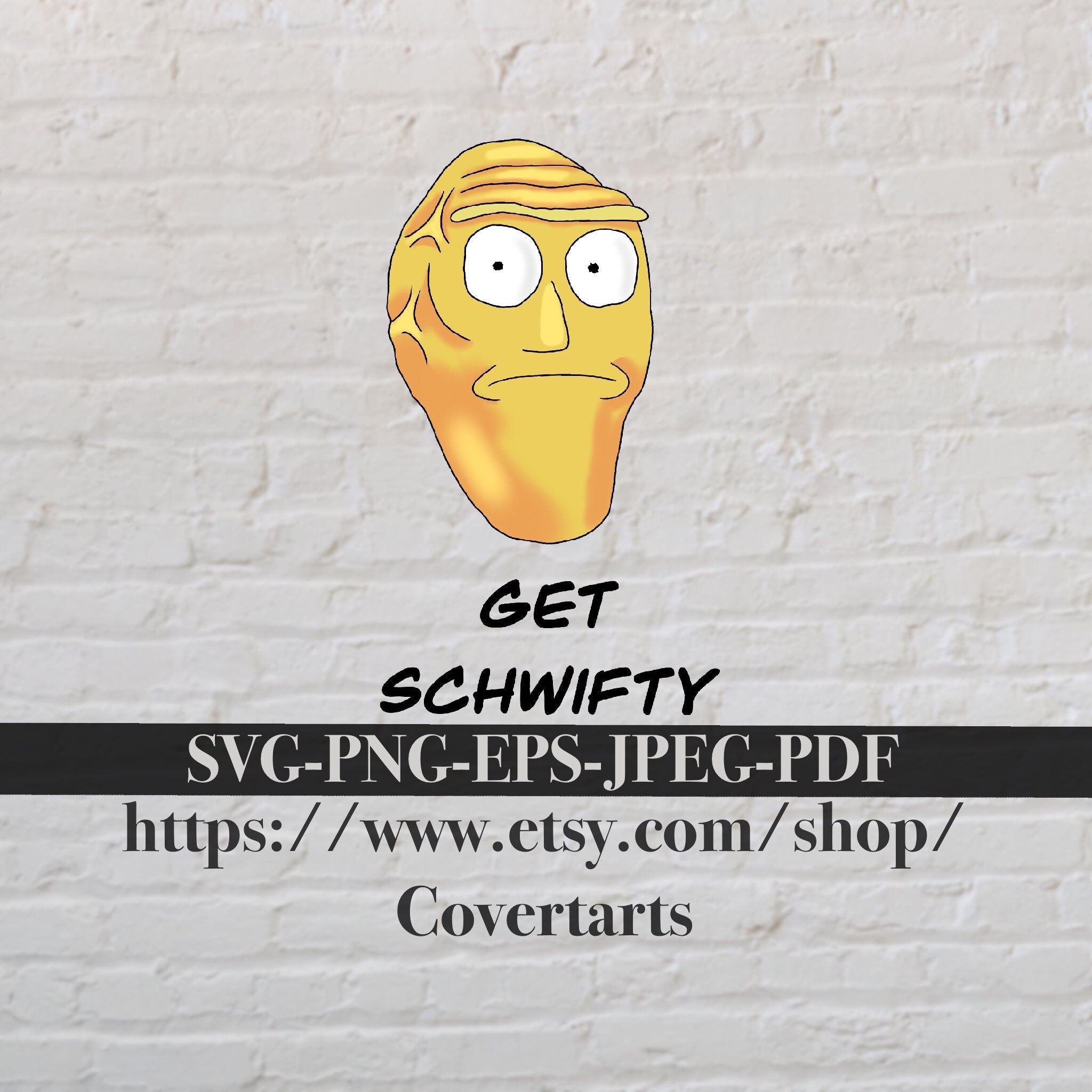 Get Schwifty, Talking Head, Svg, Png, Jpeg, Eps, Pdf - Etsy UK