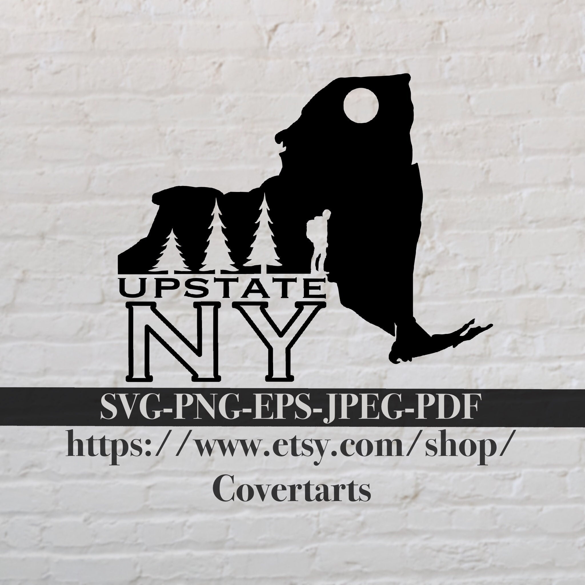 Upstate NY SVG, New York Camping, Hiking Trails, Svg, Png, Jpeg, Eps ...