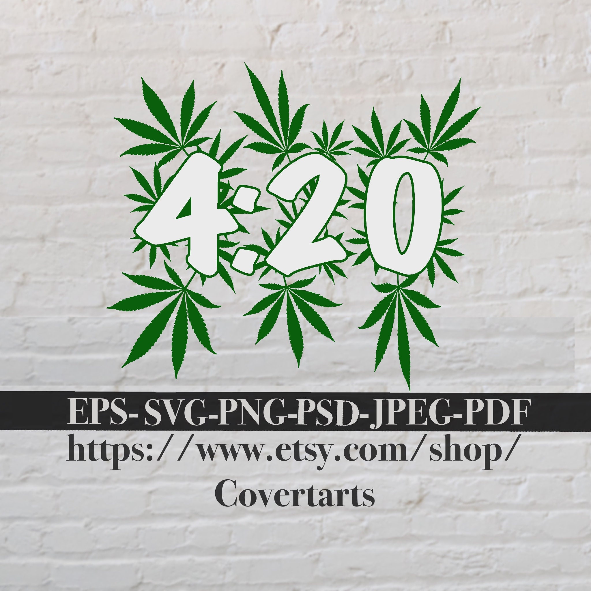 420 Leafs SVG Weed Leaf Pot Head Png Jpeg Psd Eps Pdf - Etsy