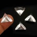 Clear Crystal Quartz Triangle Shape Pyramid Step Cut Faceted - Etsy