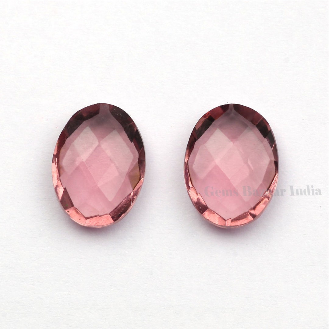 Morganite Quartz Oval Shape Briolette Gemstone, Quartz Stone for ...