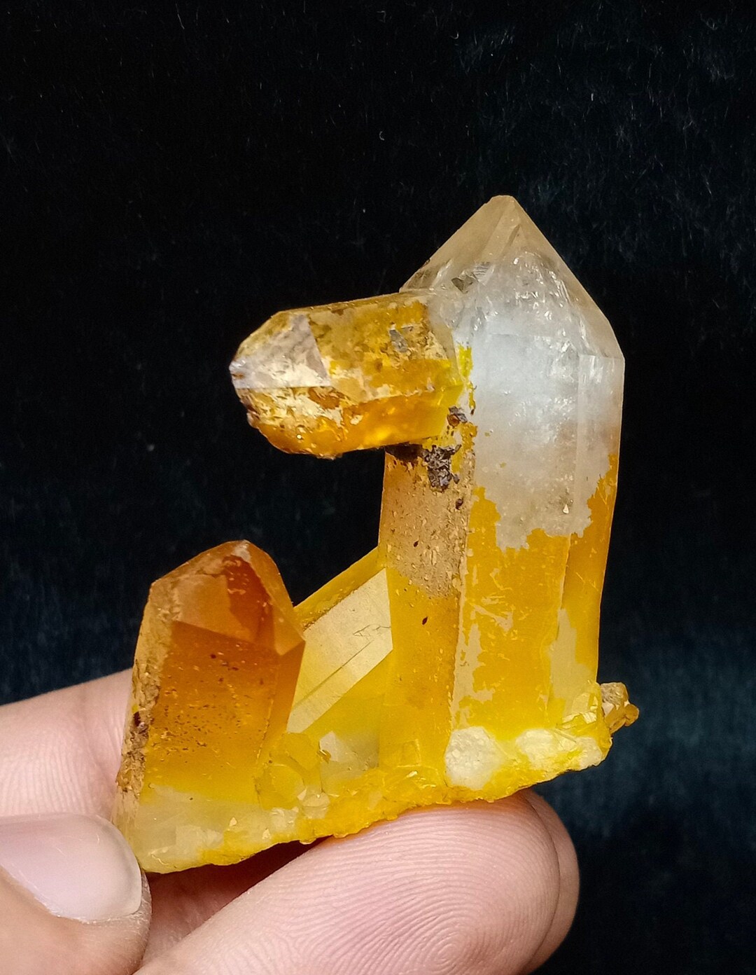 29 Grams Amazing Rust Quartz Crystal Cluster Quartz Specimen - Etsy