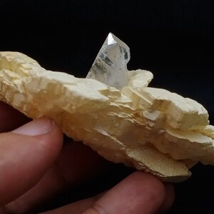 165 Grams Unusual Quartz With Geometrical Shape Mother Rock Specimen ...