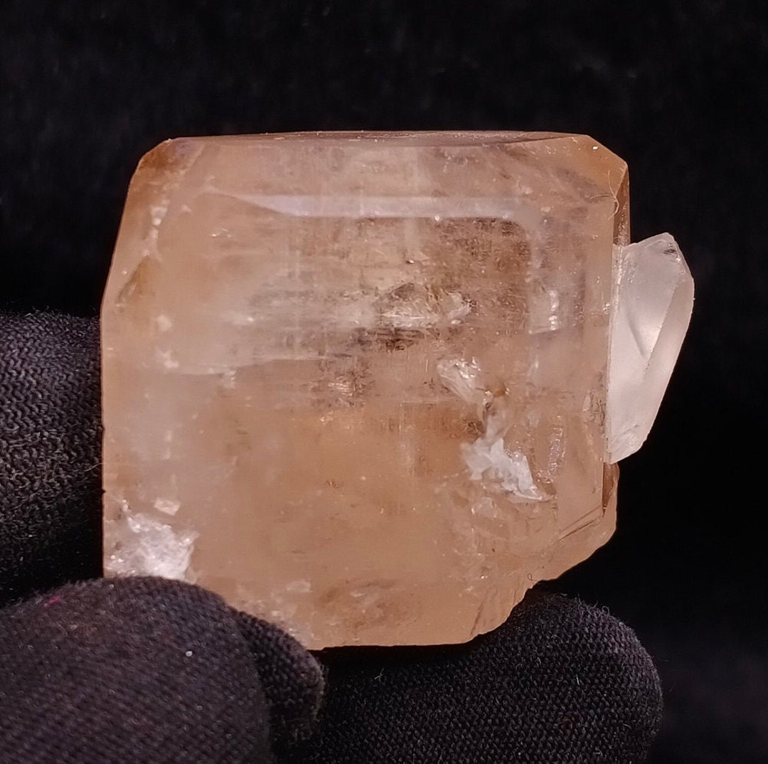 52 Grams Topaz Candy Combine With Quartz & Black Tourmaline Inclusion ...