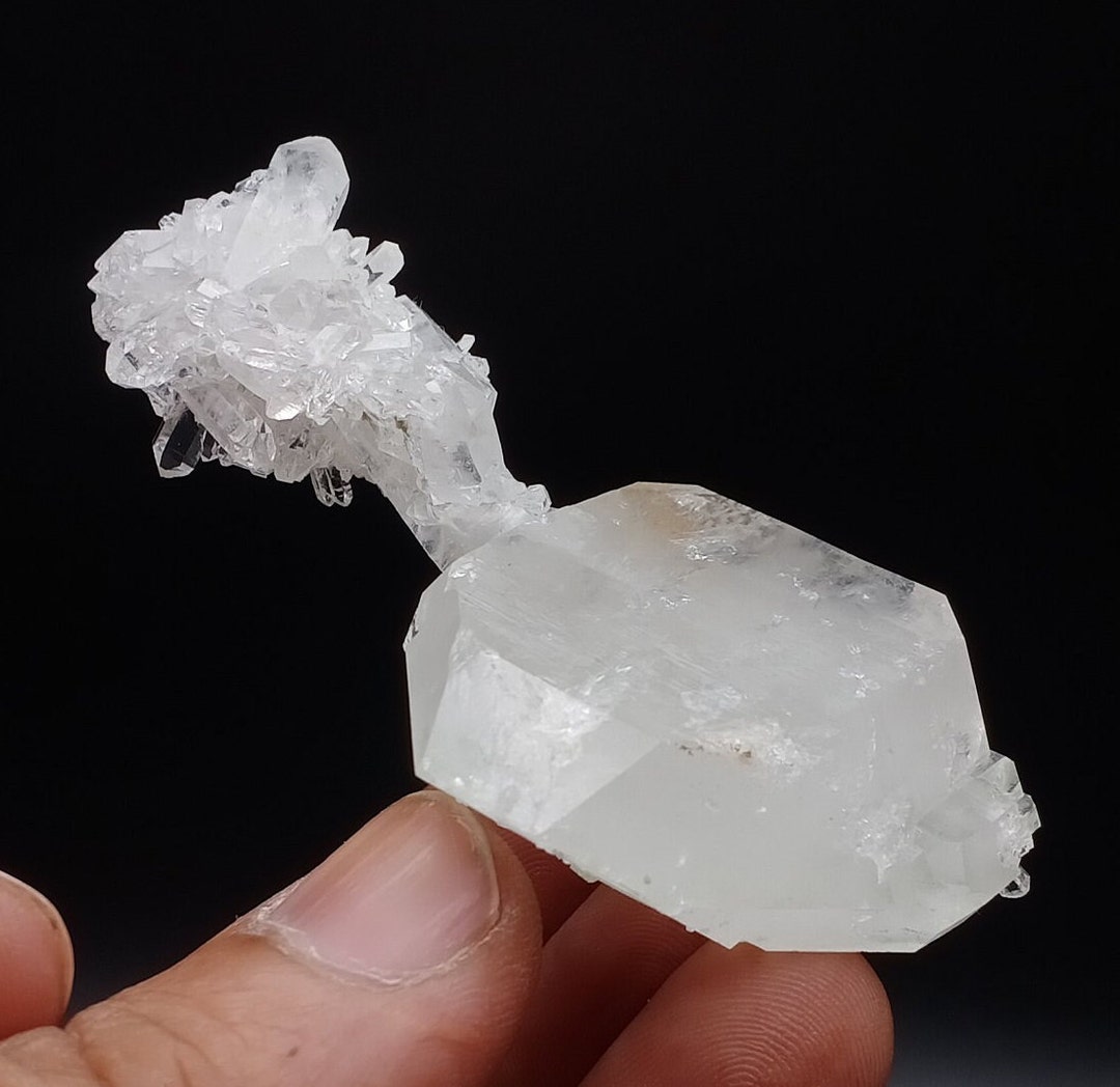 46.5 Grams Unusual Fadden Quartz Specimen Measuring 76*46*15 Mm Natural ...