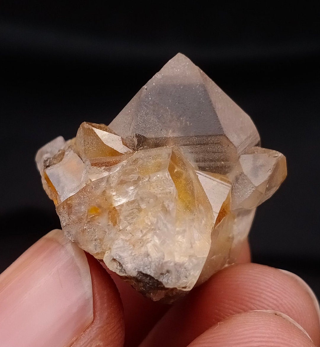 12 Grams Phenomenal Terminated Quartz Crystals Specimen Measuring 31*23 ...