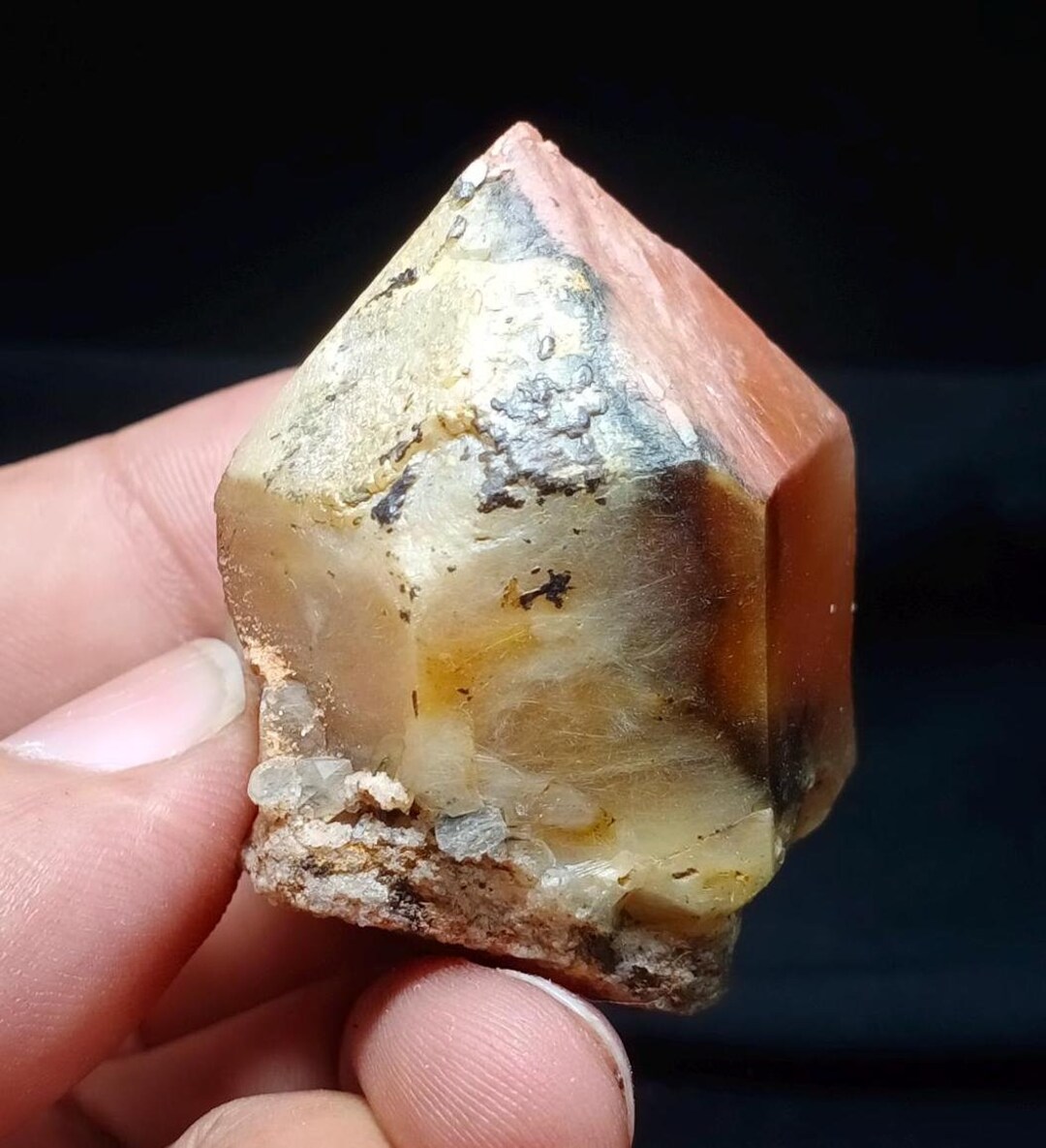 Natural Tri Color Rutile Quartz Crystal, Pakistan - Etsy