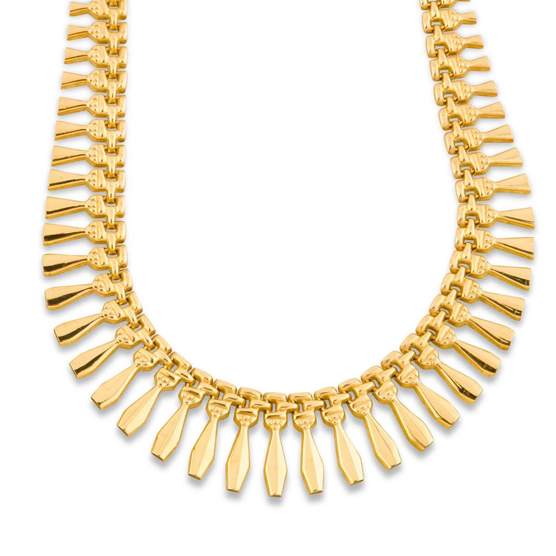 9ct Gold 16 Cleopatra Choker Necklace - Etsy