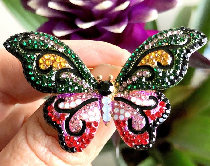 Butterfly Brooch Pin, Butterfly Jewellery, Butterfly Jewelry, Butterfly ...