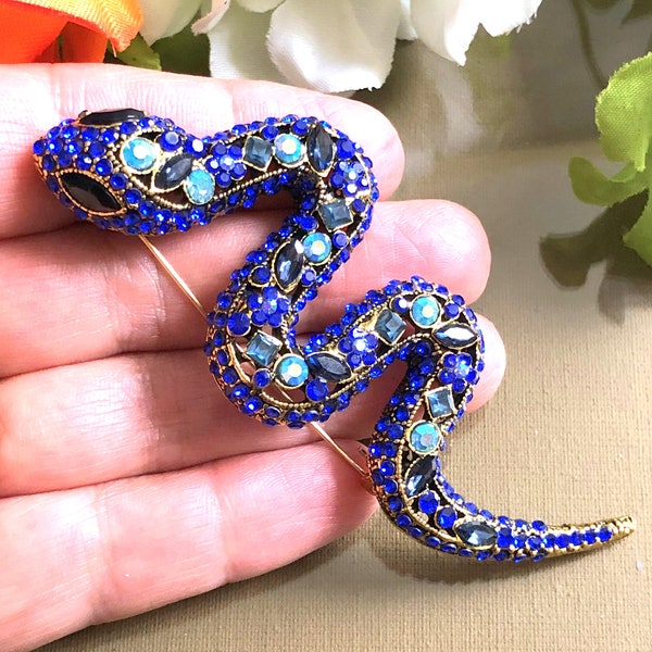 Snake Brooch - Etsy