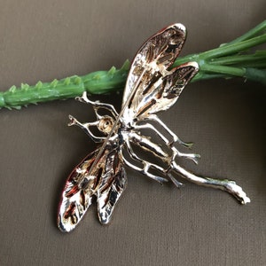 Large Crystal Dragonfly Brooch Dragonfly Pin Dragonfly Gift - Etsy