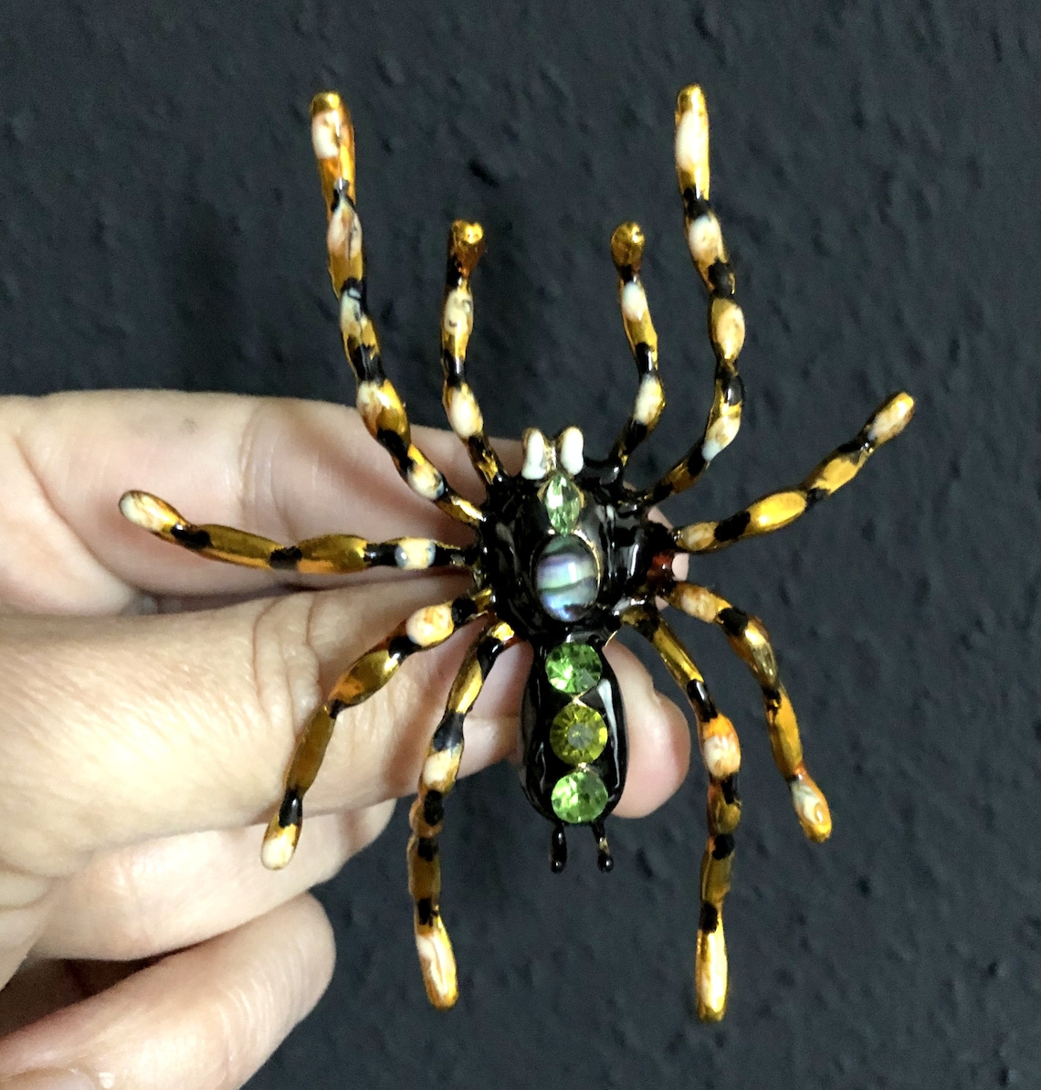 Spider Brooch Large Spider Jewelry Spider Jewellery Spider - Etsy