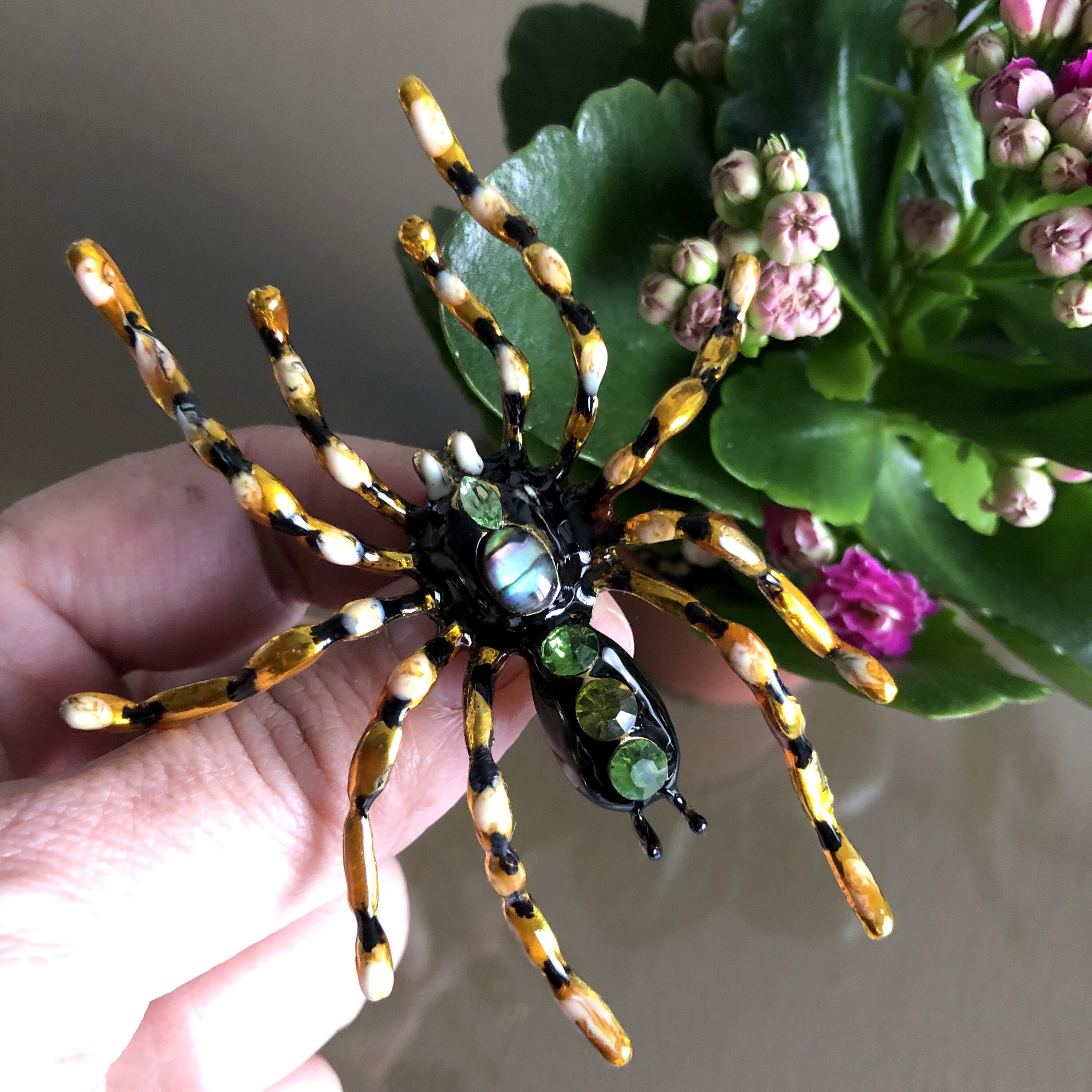 Spider Brooch Large Spider Jewelry Spider Jewellery Spider - Etsy