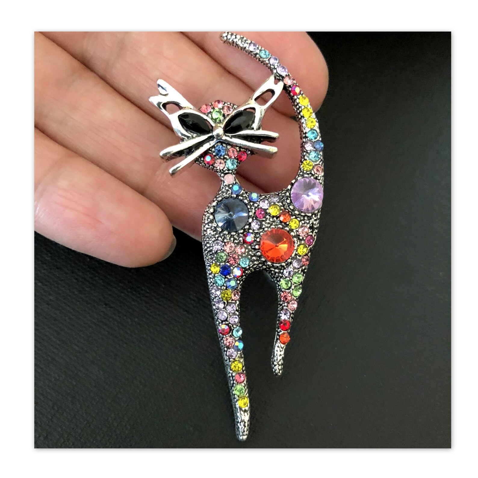 Cat Brooch Pin Pendant Cat Brooch Cat Pin Cat Gift Cat | Etsy