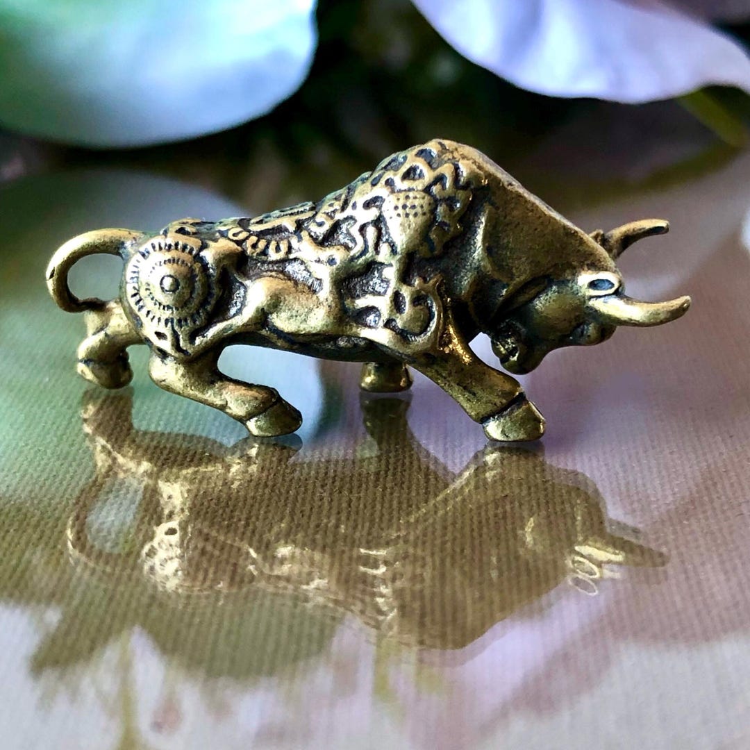Brass Buffalo Miniature Figurine for Animal Lovers, Distinctive ...