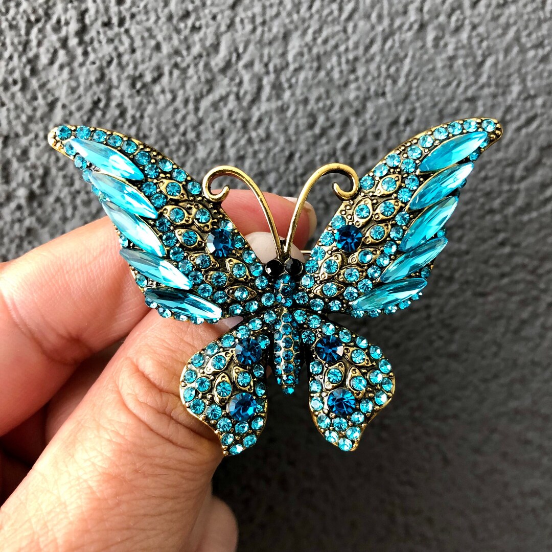 Large Butterfly Brooch Pin Butterfly Jewellery Butterfly - Etsy Canada