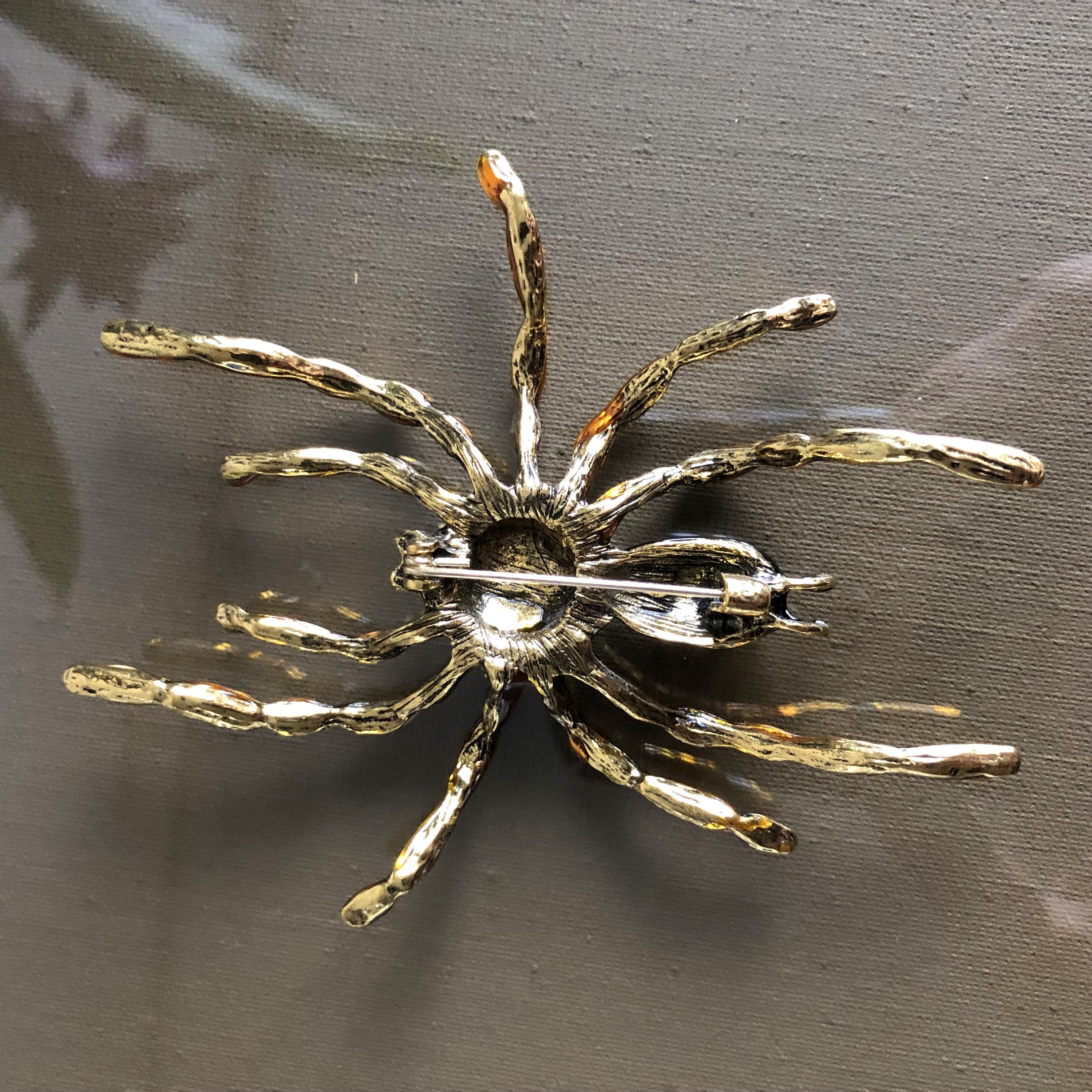 Spider Brooch Large Spider Jewelry Spider Jewellery Spider - Etsy