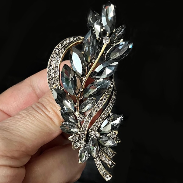 Rhinestone Brooches - Etsy