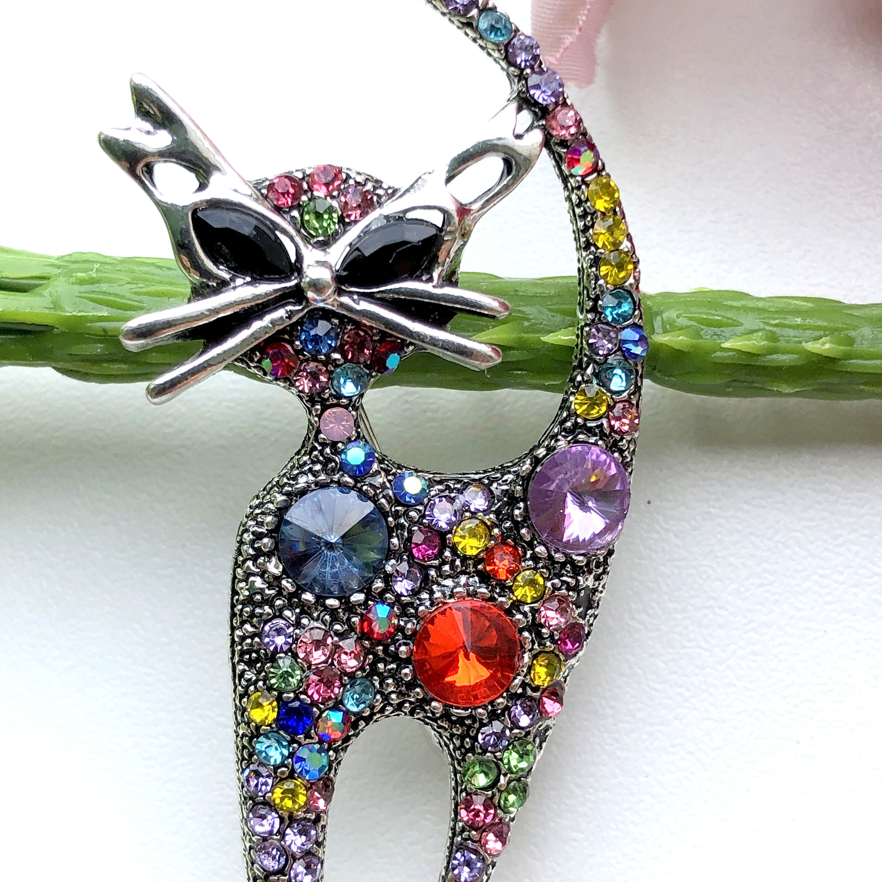Cat Brooch Pin Pendant Cat Brooch Cat Pin Cat T Cat Etsy