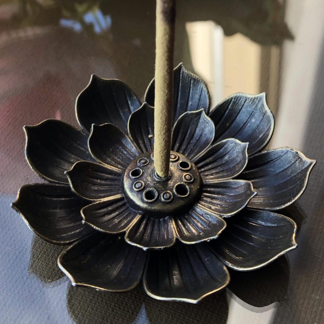 Lotus Flower Incense Burner, Feng Shui Fragrance Holder, Home Decor ...