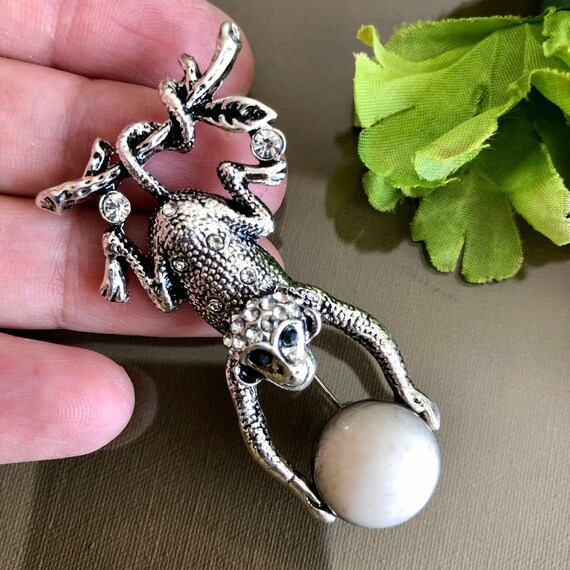 Vintage Monkey Brooch