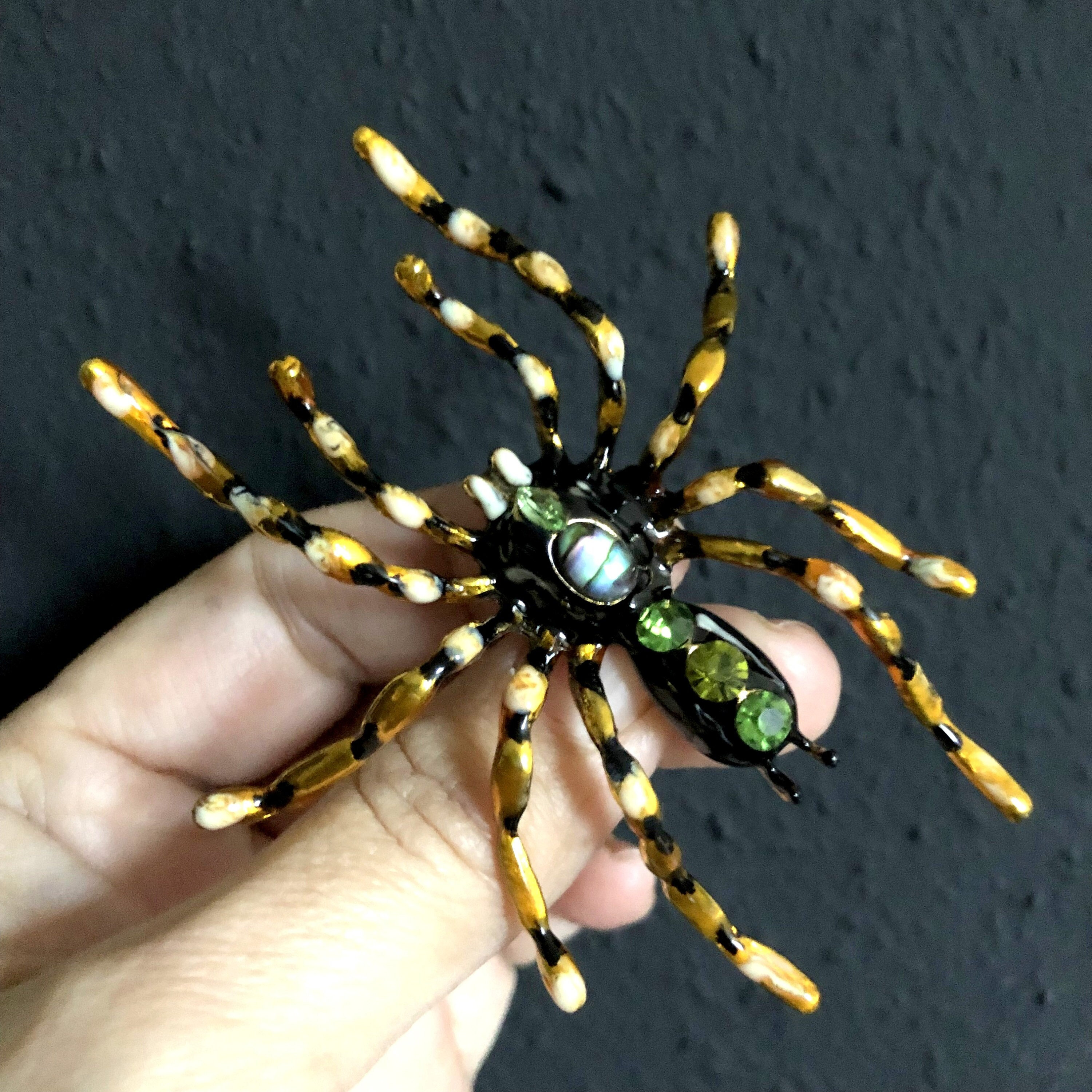 Spider Brooch Large Spider Jewelry Spider Jewellery Spider - Etsy