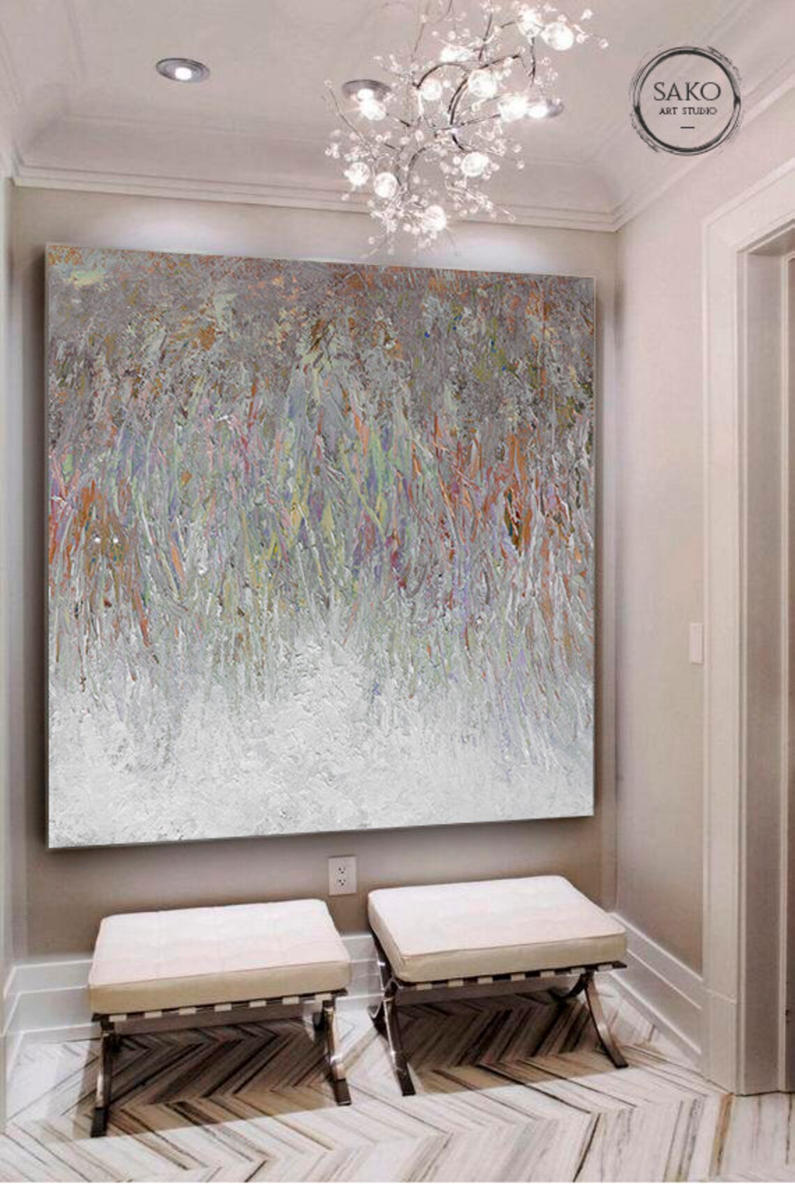 Extra Large Wall Art / Large Original Abstract Painting / - Etsy
