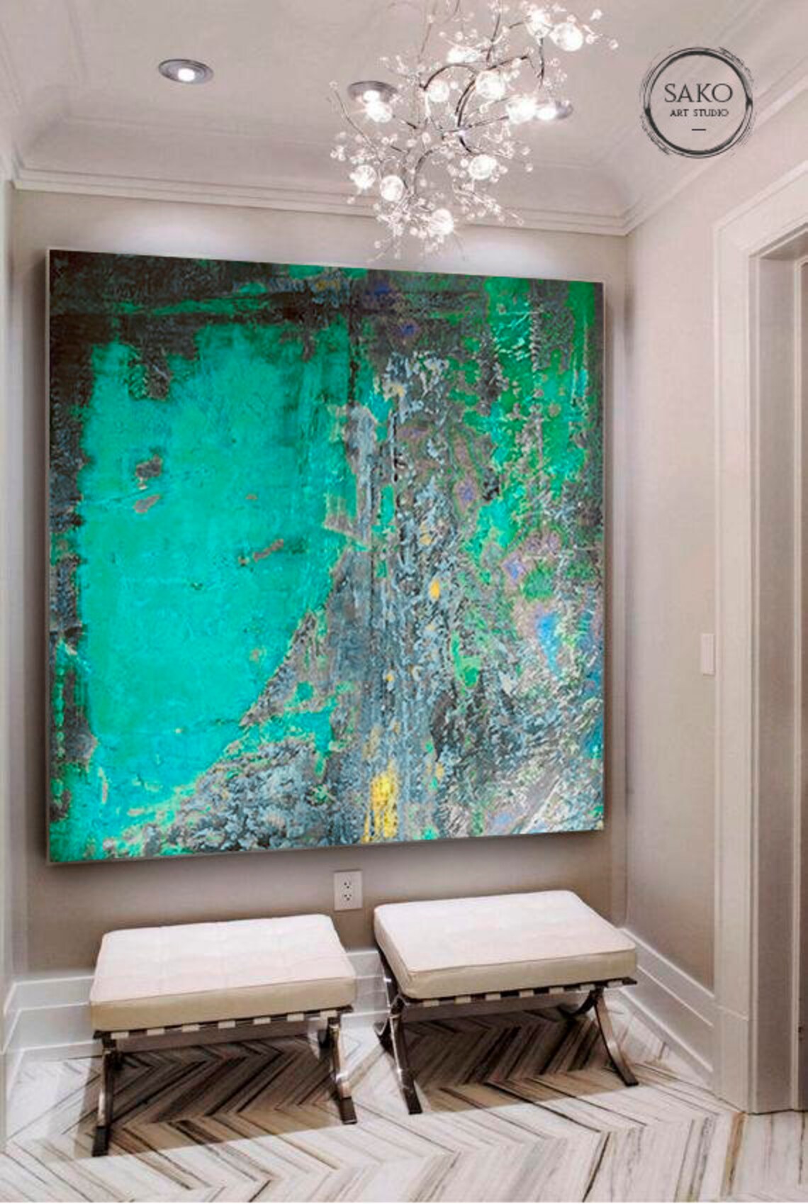 Large Canvas Painting / Oversize Painting / Textured Painting - Etsy