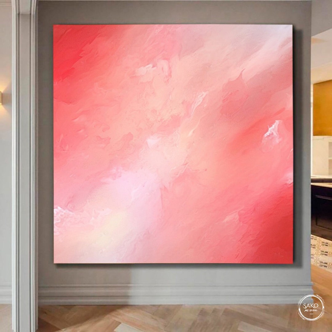 Large Unique Abstract Painting Modern Textured Painting Abstract ...