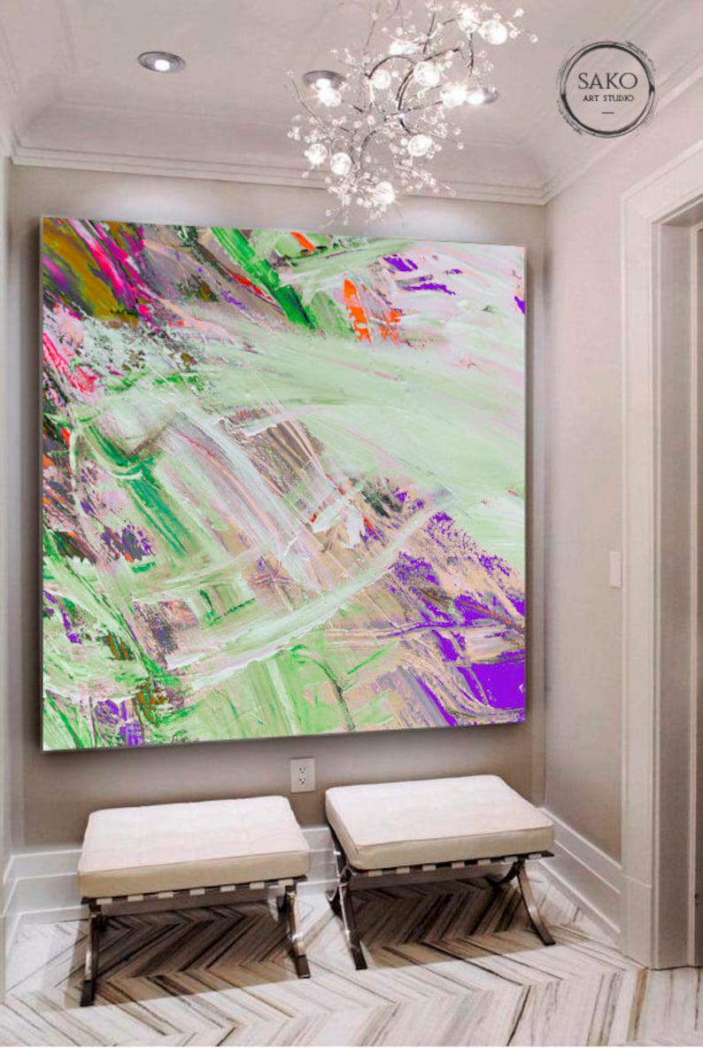 Extra Large Wall Art Abstract Wall Art Colorful Painting - Etsy