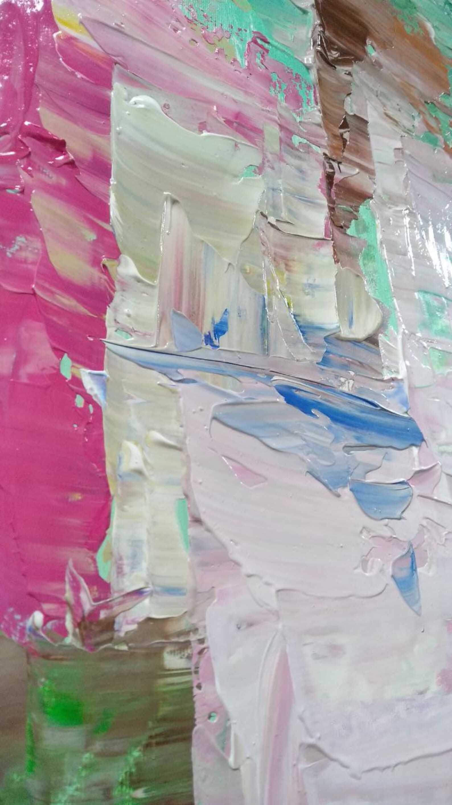 Set of Paintings / Large Original Abstract Oil Painting / Hand-painted ...