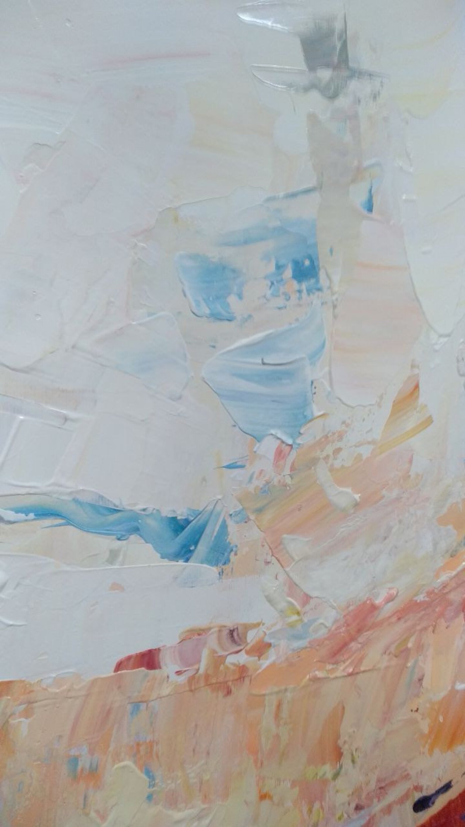 Lips Abstract Painting Large Abstract Acrylic Painting on - Etsy