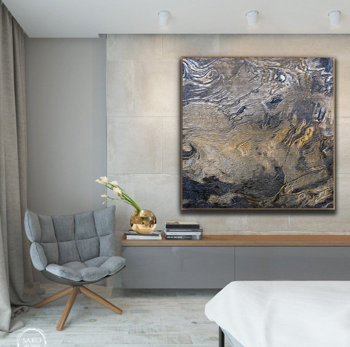 Extra Large Wall Art / Large Original Abstract Painting / | Etsy